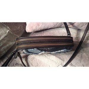 Coach | Bags | Coach Blue Denim Patchwork Crossbody Bag | Poshmark